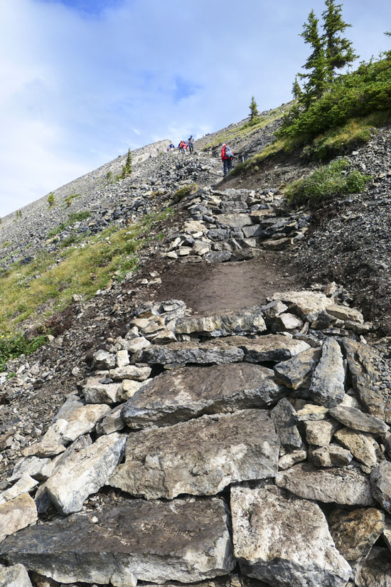 Ha Ling – The new reconstructed trail to Ha Ling and Miners Peak